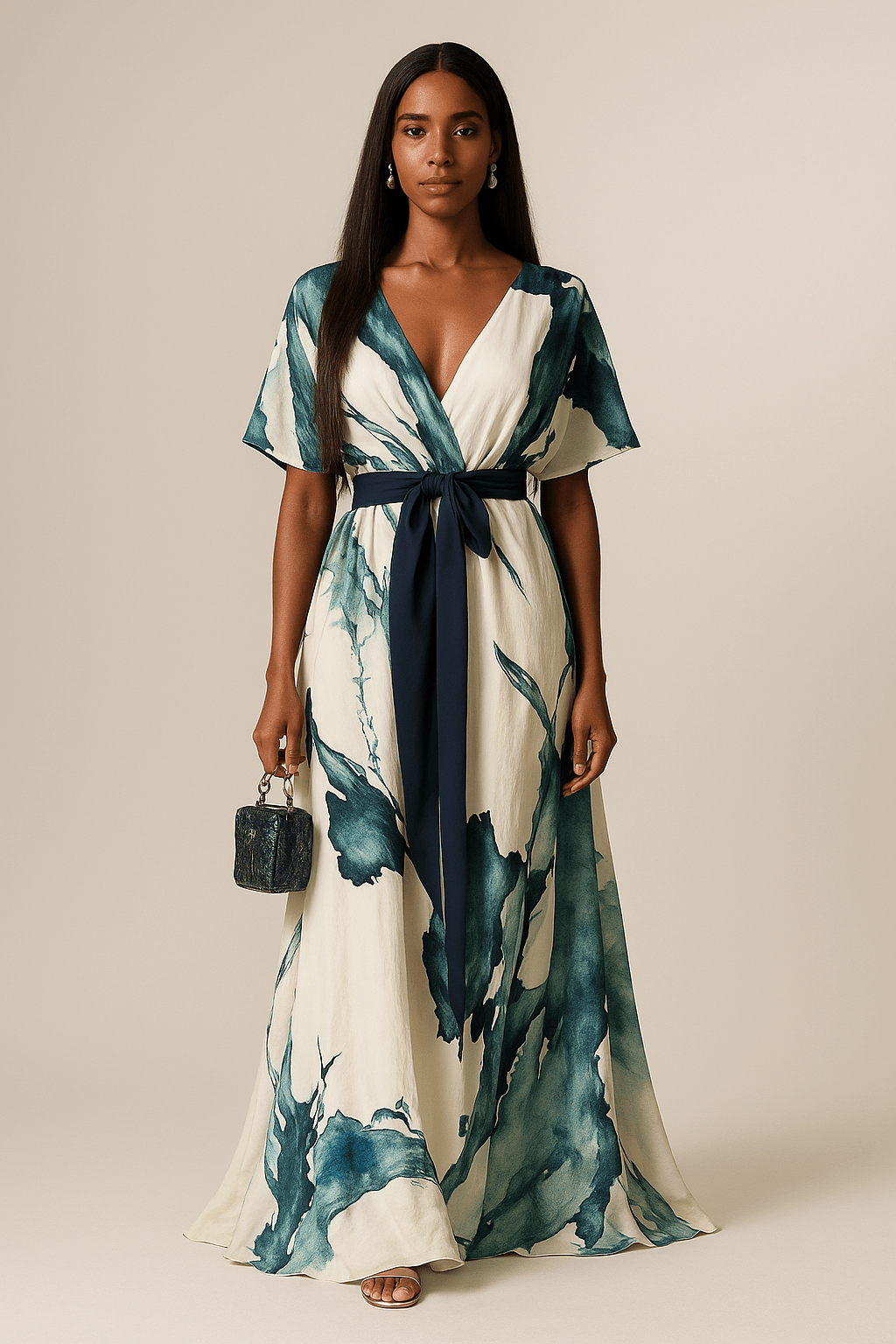 Winonah | Watercolor Maxi Dress – Mabel & Daisy