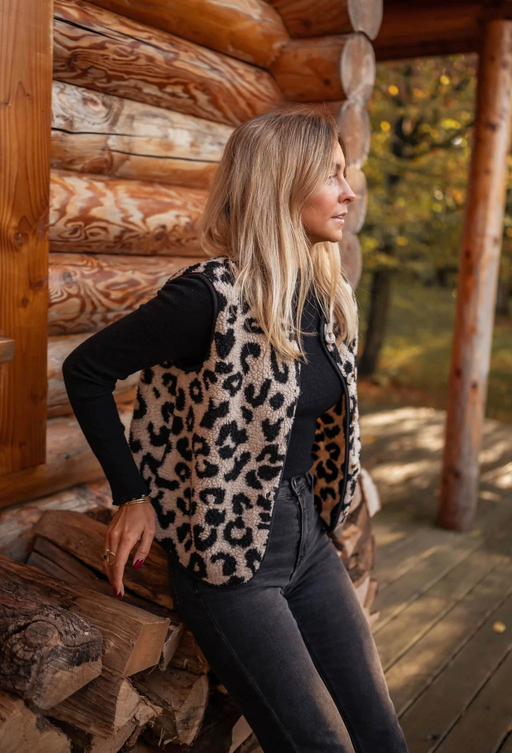Leana | Leopard Vest – Mabel & Daisy