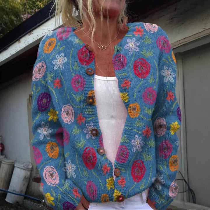 Anneli | Floral Cardigan – Mabel & Daisy